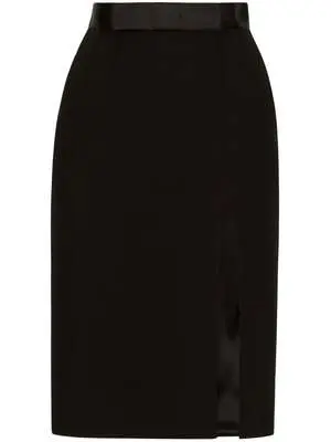 Dolce & Gabbana Bow-detail Skirt - Black
