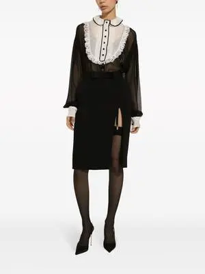 Dolce & Gabbana Bow-detail Skirt - Black
