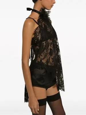 Dolce & Gabbana Floral-lace Blouse