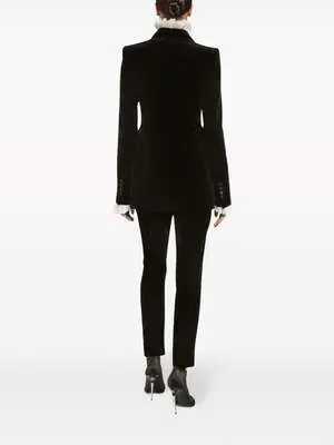 Dolce & Gabbana Single-breasted Velvet Blazer