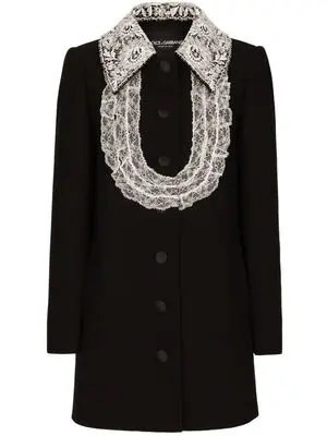 Dolce & Gabbana Virgin Wool-blend Minidress