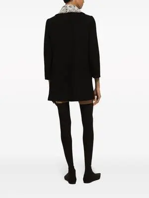 Dolce & Gabbana Virgin Wool-blend Minidress