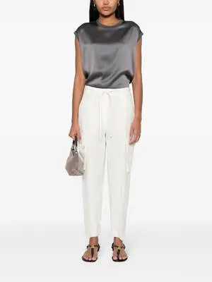 Brunello Cucinelli Monili Detail Twill Trousers