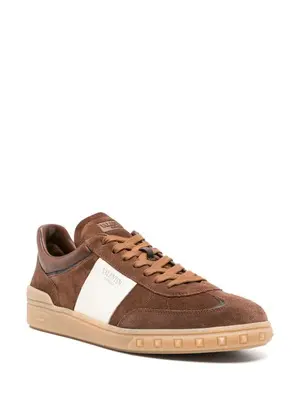 Valentino Garavani Upvillage Suede Sneakers - Brown
