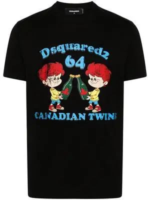 Dsquared2 Cool Fit Cotton T-shirt - Black