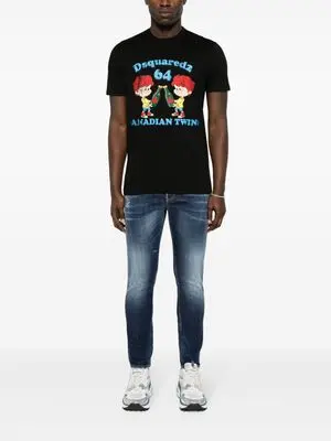 Dsquared2 Cool Fit Cotton T-shirt - Black