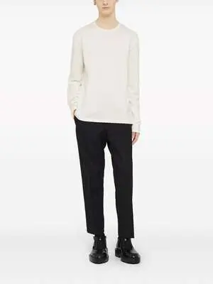 JIL SANDER Logo-print Long-sleeve T-shirt - White