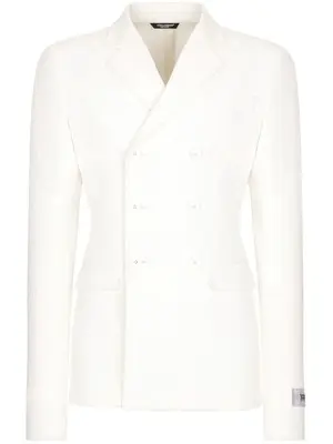 Dolce & Gabbana Double-breasted Crepe Blazer