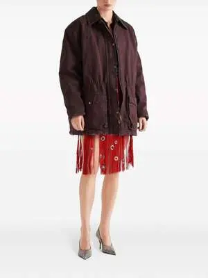 Prada Single-breasted Canvas Jacket