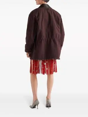 Prada Single-breasted Canvas Jacket
