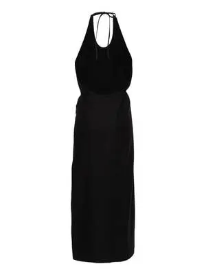 BASERANGE Apron Silk Wrap Dress