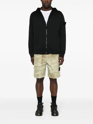 Stone Island Abstract-print Bermuda Shorts