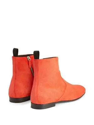 GIUSEPPE ZANOTTI Ron Ankle Boots - Red