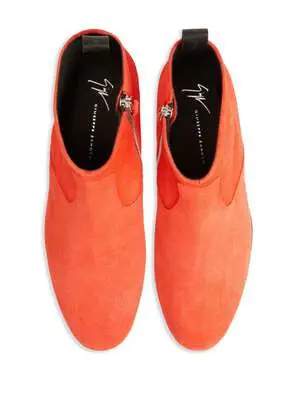 GIUSEPPE ZANOTTI Ron Ankle Boots - Red