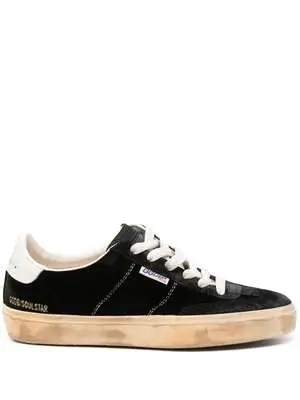 GOLDEN GOOSE Soul-star Velvet Sneakers - Black