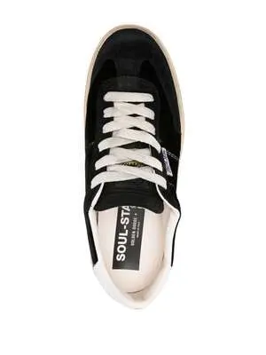 GOLDEN GOOSE Soul-star Velvet Sneakers - Black