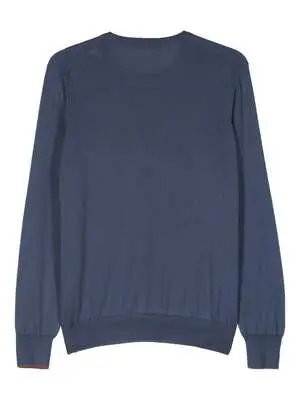 FILERIA Fine-knit Jumper - Blue