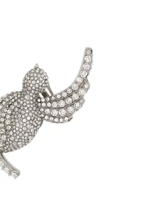 Balmain Swallow Rhinestone Earrings