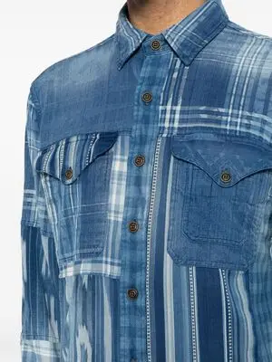 Polo Ralph Lauren Patchwork Long-sleeve Shirt
