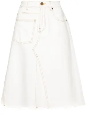 Tory Burch Contrast Stitching Skirts