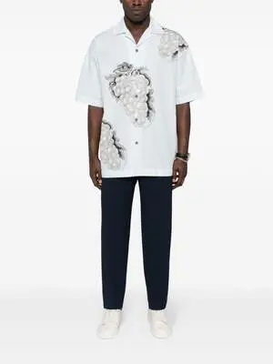 Giorgio Armani Textured Tapered Trousers