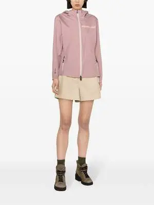 Moncler Mid-rise Straight-leg Shorts - Neutrals