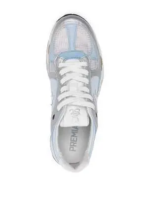 Premiata Mased Leather Sneakers - Blue