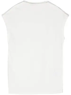 Closed Straight-neck Tank Top