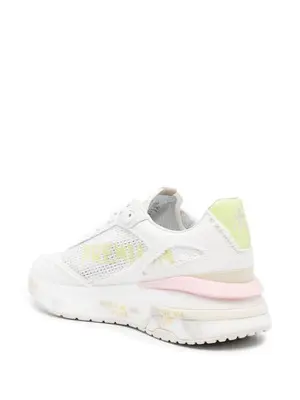 Premiata Moerun Distressed Sneakers - White