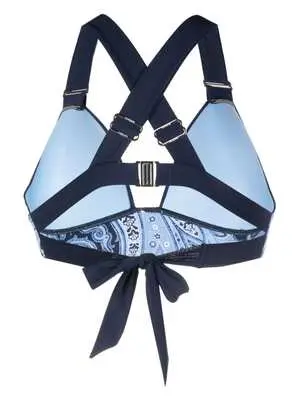 Marlies Dekkers Cache Coeur Paisley-print Bralette Bikini Top