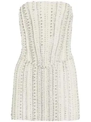 Retrofete Esmeray Embellished Strapless Minidress