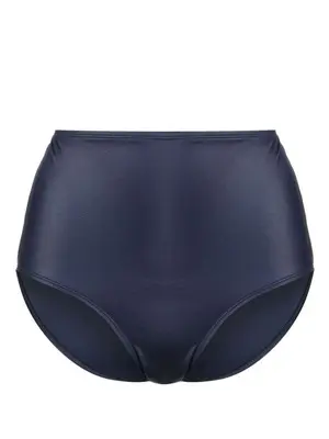 Marlies Dekkers Jet Set High-waisted Bikini Bottom - Blue