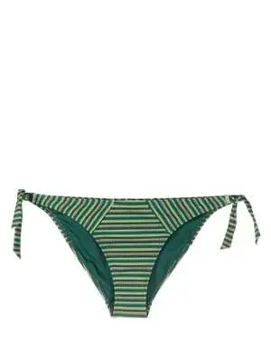 Marlies Dekkers Holi Vintage Striped Bikini Bottoms - Green