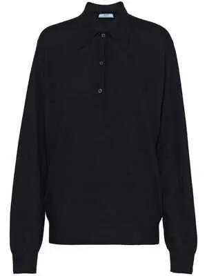 Prada Ribbed Polos For Men