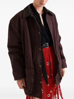 Prada Long-sleeve Cashmere Polo Shirt