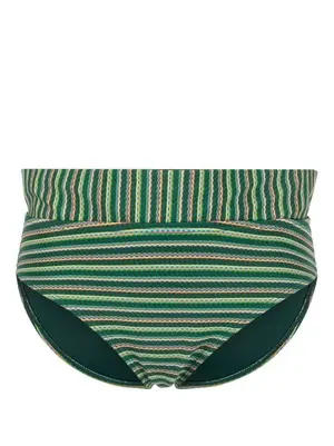 Marlies Dekkers Holi Vintage Striped Bikini Bottom - Green