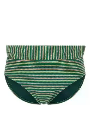 Marlies Dekkers Holi Vintage Striped Bikini Bottom - Green