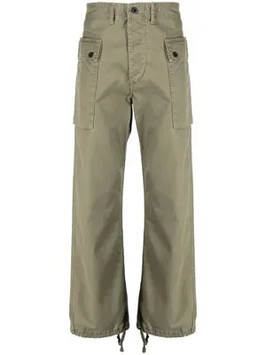 Ralph Lauren Herringbone Field Cargo Trousers - Green