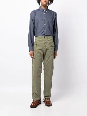 Ralph Lauren Herringbone Field Cargo Trousers - Green