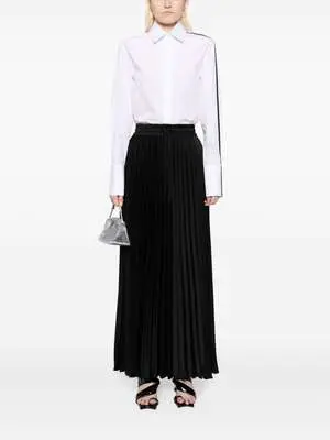 PETER DO Side-stripe Cotton Shirt - White