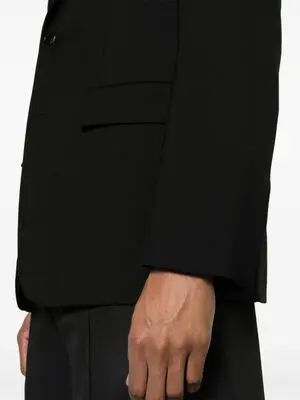 JIL SANDER Single-breasted Twill Wool Blazer