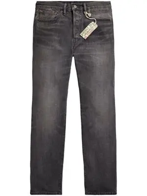 Ralph Lauren High-waisted Slim-cut Jeans - Grey