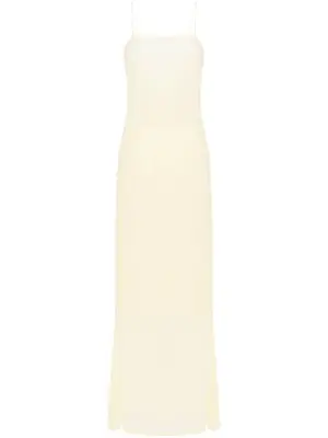 Jacquemus La Robe Brezza Slip Dress - Yellow