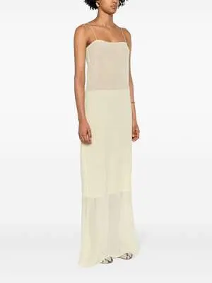 Jacquemus La Robe Brezza Slip Dress - Yellow