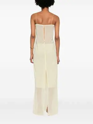 Jacquemus La Robe Brezza Slip Dress - Yellow