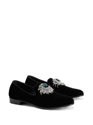 GIUSEPPE ZANOTTI Euphemiee Velvet Loafers