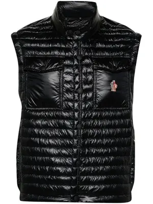 Moncler Ollon Down-feather Padded Gilet - Black