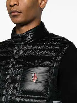 Moncler Ollon Down-feather Padded Gilet - Black