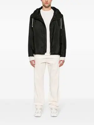 JIL SANDER Padded Hooded Jacket - Black