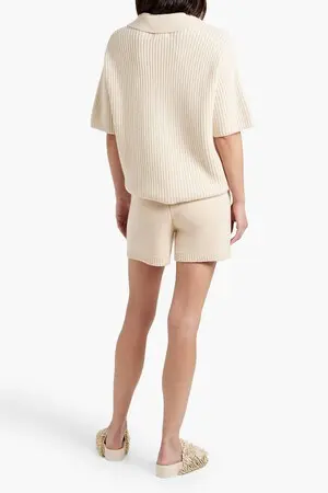 Khaite Kev Cashmere-blend Shorts